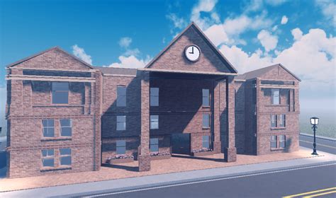 here is the building for the town hall of my upcoming horror rpg game