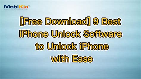 [free Download] 9 Best Iphone Unlock Software To Unlock Iphone With Ease Youtube