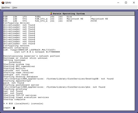 Darwin 03 And 10 On Qemu Virtually Fun