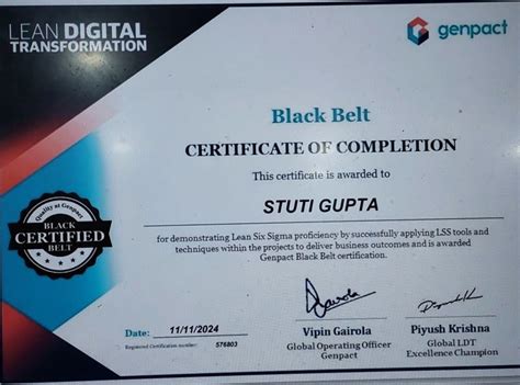 stuti gupta on linkedin i am thrilled to share that i have earned my
