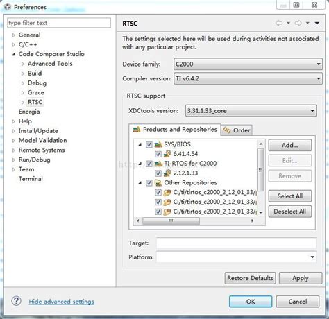 ccs v6 1下完成ti rtos配置 ccs怎么添加products csdn博客