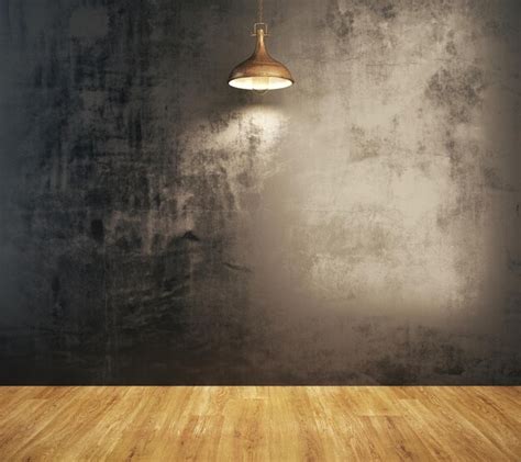 Premium Photo Grunge Interior With Empty Wall