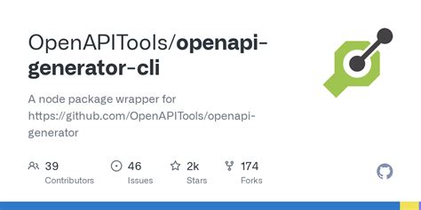 Github Openapitoolsopenapi Generator Cli A Node Package Wrapper For