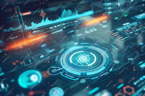 Premium Photo | Futuristic user interface of a holographic display
