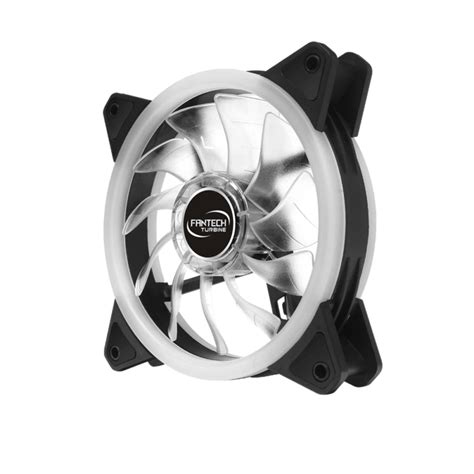 Fantech Ventilador Fan Rgb Fc 124 Turbine Dual Side Illuminated Etchile