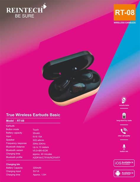 Reintech Wireless Earbuds Reintech Electronics Pvt Ltd Medium
