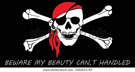 Skull Beauty Design T Shits Print Stock Vector Royalty Free