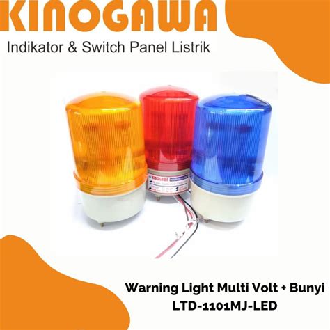 Jual Lampu Multi Volt LED Bunyi 4inch Warning Light Lampu Proyek Shopee Indonesia