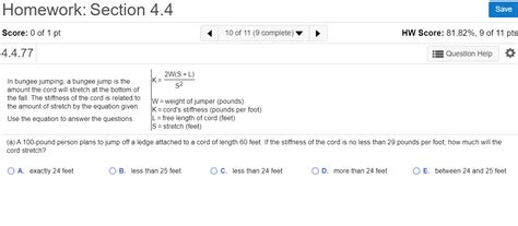 Solved Homework Section 4 4 Save Score 0 Of 1 Pt 10 Of 11