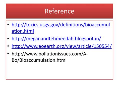 Bioaccumulation Pptx