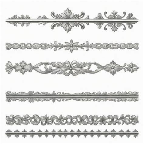 Premium Vector Trim Vector Set White Background Isolated A High Quality