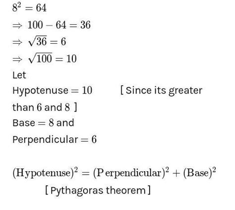 Write A Pythogorean Triplet Whose Smallest Member Is 8