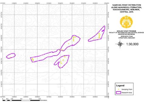 map of sampling point distribution download scientific diagram