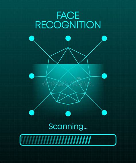 Face Recognition Futuristic Computer Technology Smart Identification