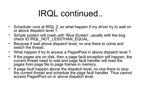 Windows Kernel And Memory Io Subsystem Ppt
