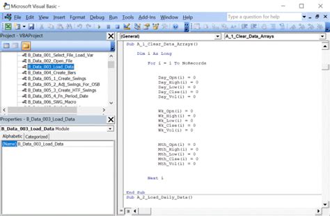 software vba for excel indextrader