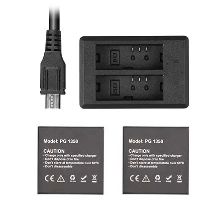 Akaso Battery Kit For Brave Le Battery Docking