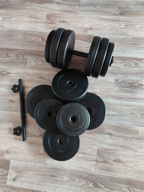 Гантели 2 по 25 кг разборные композитные гантелі 25 кг розбірні 1 698 грн Атлетика фітнес