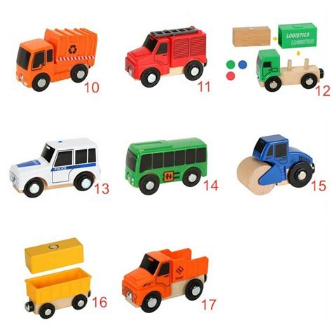 Vehicles Track Magnetic Train Toys Locomotive Toy Combinations Wooden Magnetic Train Model Car