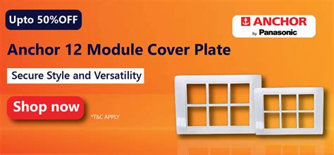 Buy Anchor 12 Module Cover Plate Online At Affordable Price Eleczo