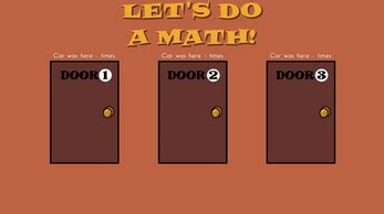 PLAYABLE Monty Hall Problem Simulator By Xen Nex