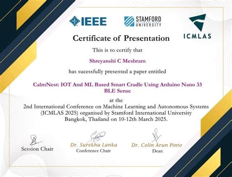 Icmlas2025 Machinelearning Iot Arduino Research Ai Smartcradle