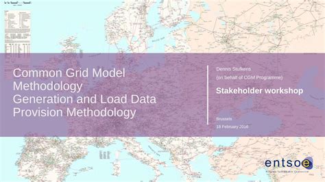 Pdf Stakeholder Workshop Generation And Load Data Provision