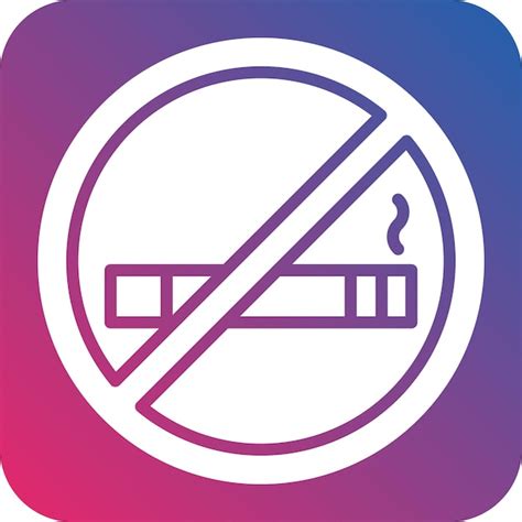 담배를 피우지 말라는 표지판 프리미엄 벡터