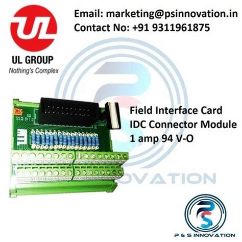 Ul Field Interface Card Idc Connector Module 1amp 60 At Rs 3500piece