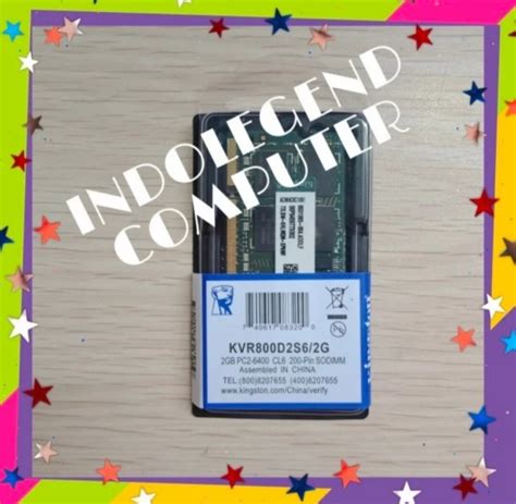 Ram Kingston Sodim Ddr2 2gb Pc6400 Lazada Indonesia