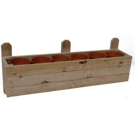 6 Pot Wall Box Gardenstuff