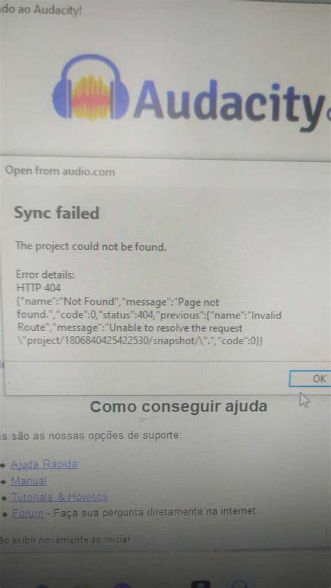 HELP Sync Failed Audacity Help Forum Audacity Forum