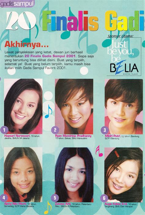 Jarnawi Aliun Is Aliun Hamidys Son Finalis Gadis Sampul 2001