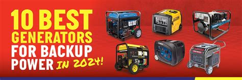 10 Best Generators for Backup Power in 2025! | Total Tools