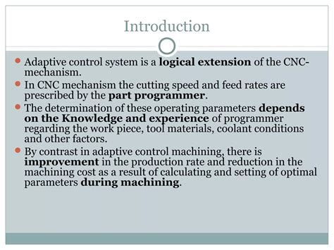 Adaptive Control System Ppt