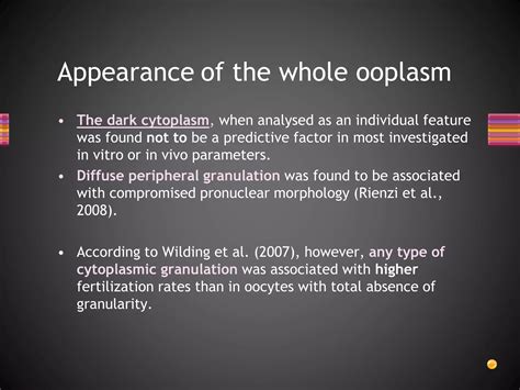 Oocyte Morphology Assessment Pptx