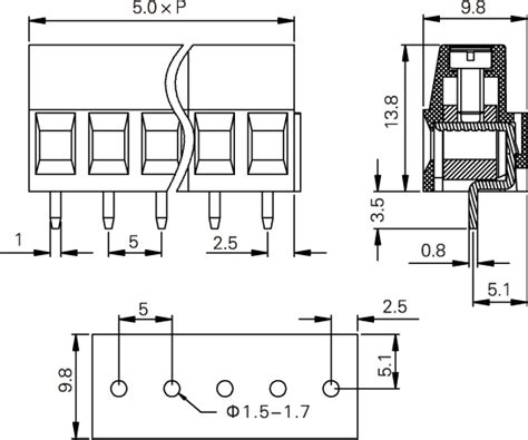 Hylec APL Clearance PCB Standard Terminal Blocks HY PGSTU