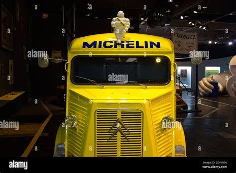 Front Of Classic Citroen Van At Aventure Michelin Museum Clermont