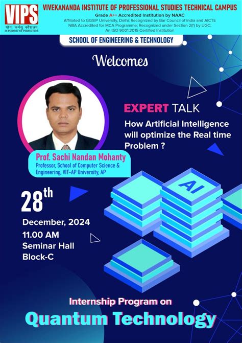 Dr Sachi Nandan Mohanty On Linkedin Upcoming Talk Announcement