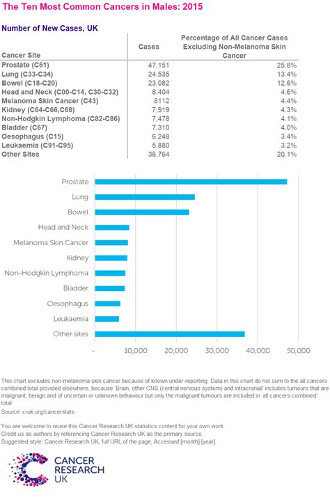 Ten Most Common Male Cancers Cancer In An Adult Man Primary Care