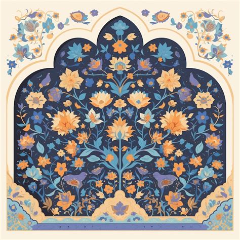 Splendor Mughal Art Vectors And Illustrations For Free Download