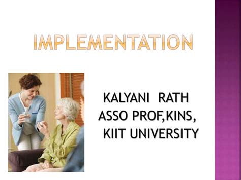 Implementation Important Steps Of Nursing Process Pptx