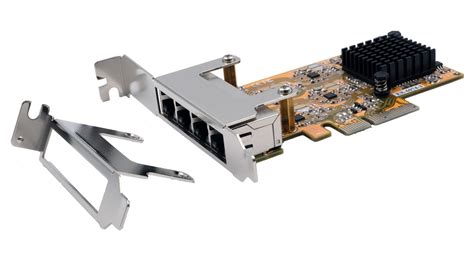 4 Port Ethernet 1gigabit Lan Pcie X4 Card For Each Output A Separate Device Ex 6074 3