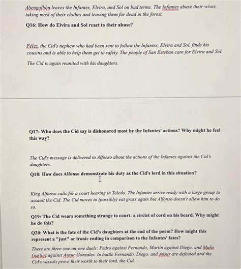 The Cid Continues To Be Very Clear That He Is Not