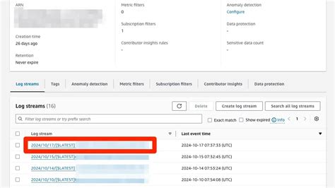 Viewing Consolelogs Of A Lambda Function
