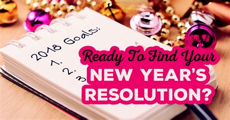Ready To Find Your New Year S Resolution Quiz