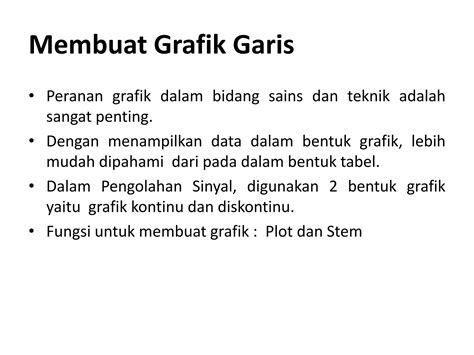 4 Menggambar Grafik Fungsi Dengan Matlab Pptx