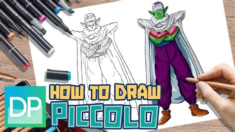 Drawpedia How To Draw Piccolo From Dragon Ball Step By Step Drawing
