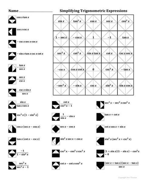 Simplifying Trigonometric Expressions Examples