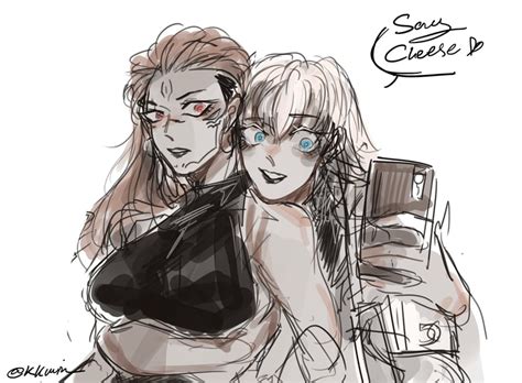 Gojou Satoru And Ryoumen Sukuna Jujutsu Kaisen Drawn By Kkwinlucht Danbooru